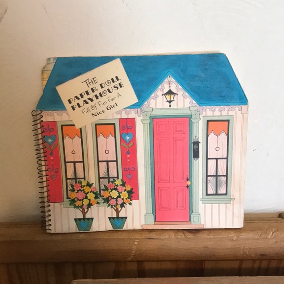 Other | Vintage The Paper Doll Playhouse 3d Fold Out Dollhouse Book ...
